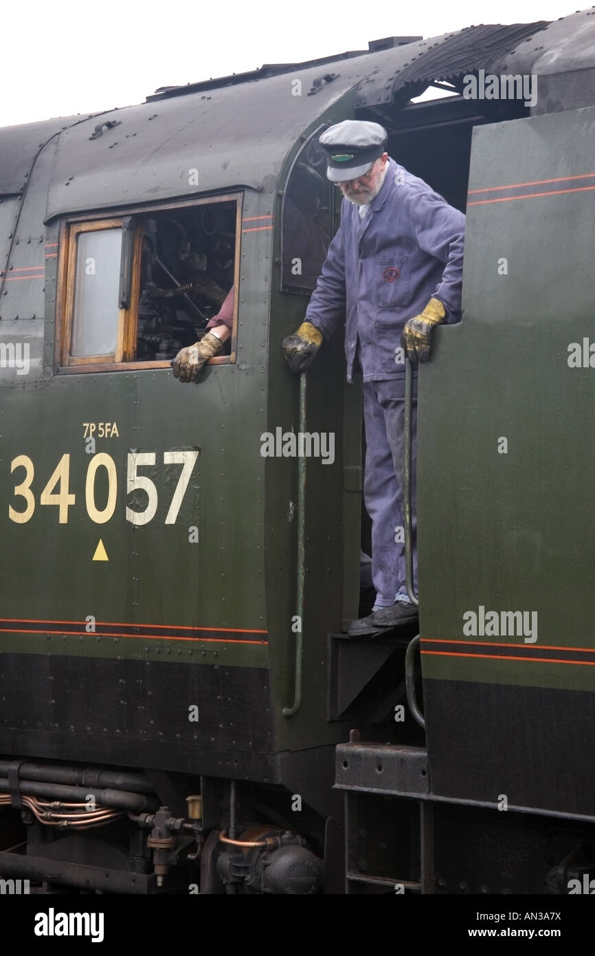 Steam locomotive British Rail number 34057 'Biggin Hill' Southern ...
