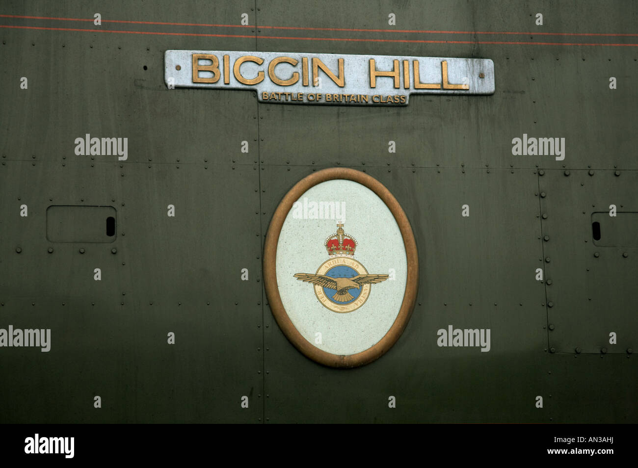 Steam locomotive British Rail number 34057 'Biggin Hill' Southern ...