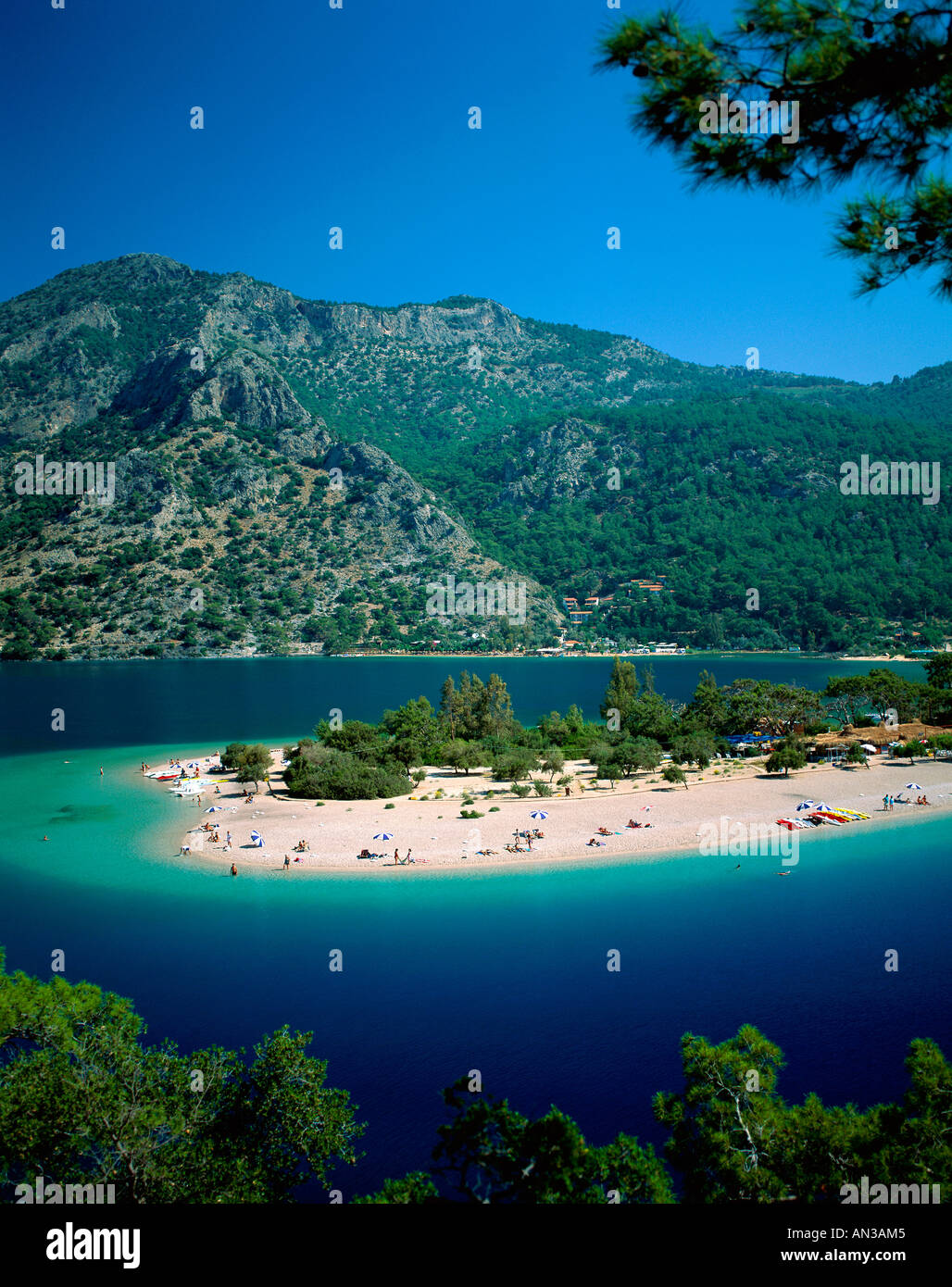 Lagoon & Beach, Olu Deniz, Mediterranean Coast, Turkey Stock Photo - Alamy
