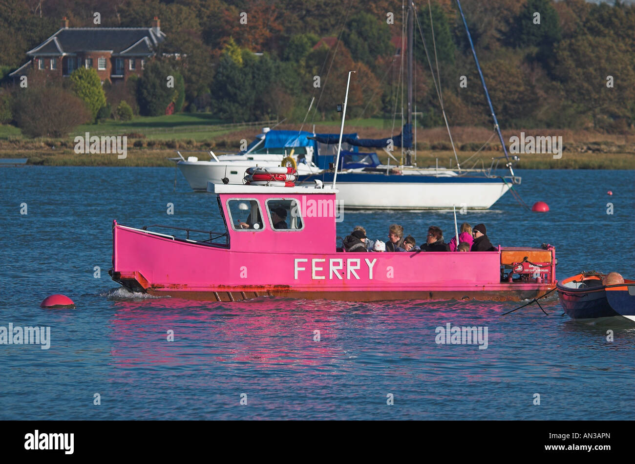 Hamble river mooring hi-res stock photography and images - Alamy