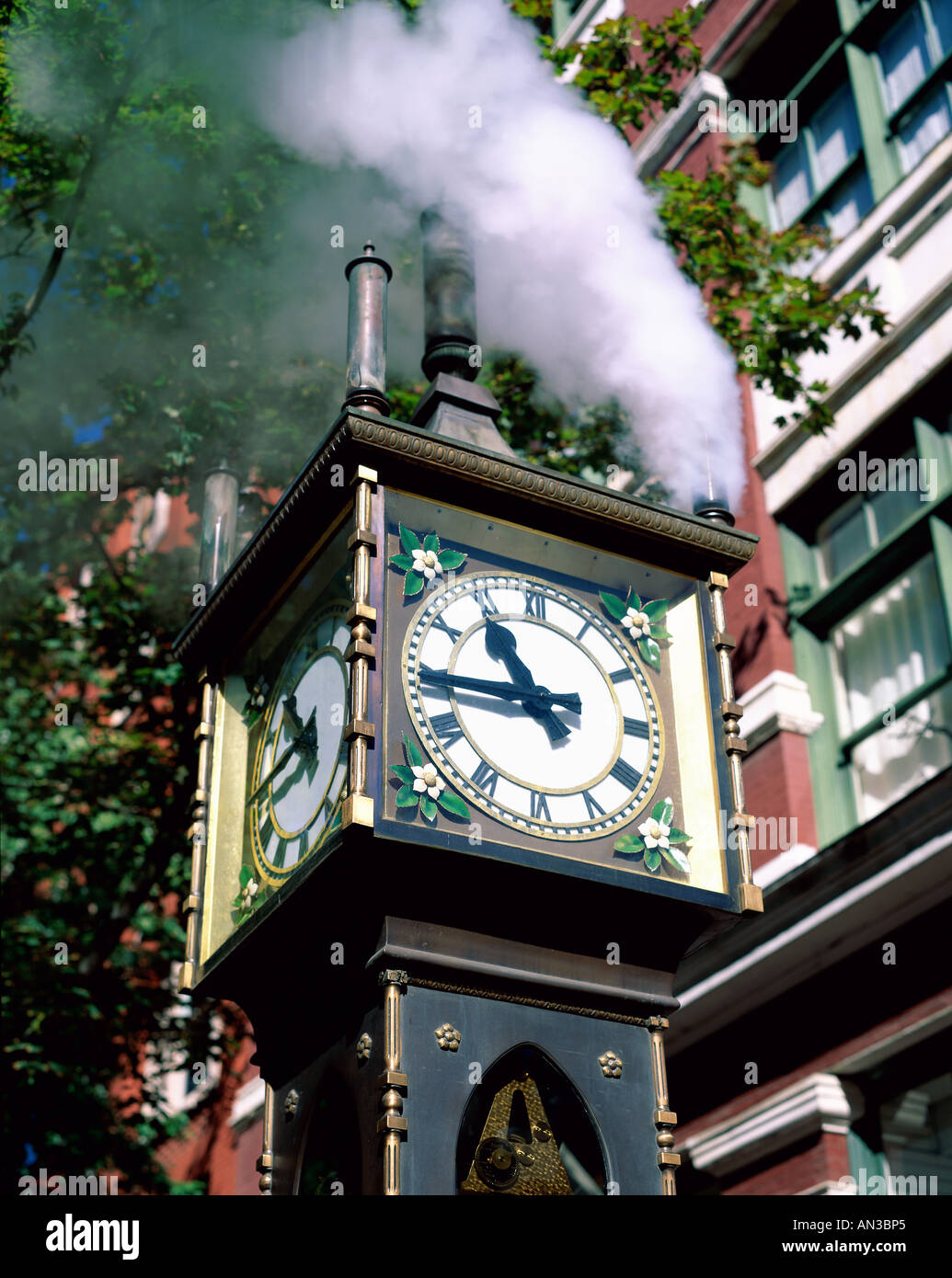 Gastown Steam Clock, Vancouver, British Columbia, Canada Stock Photo ...