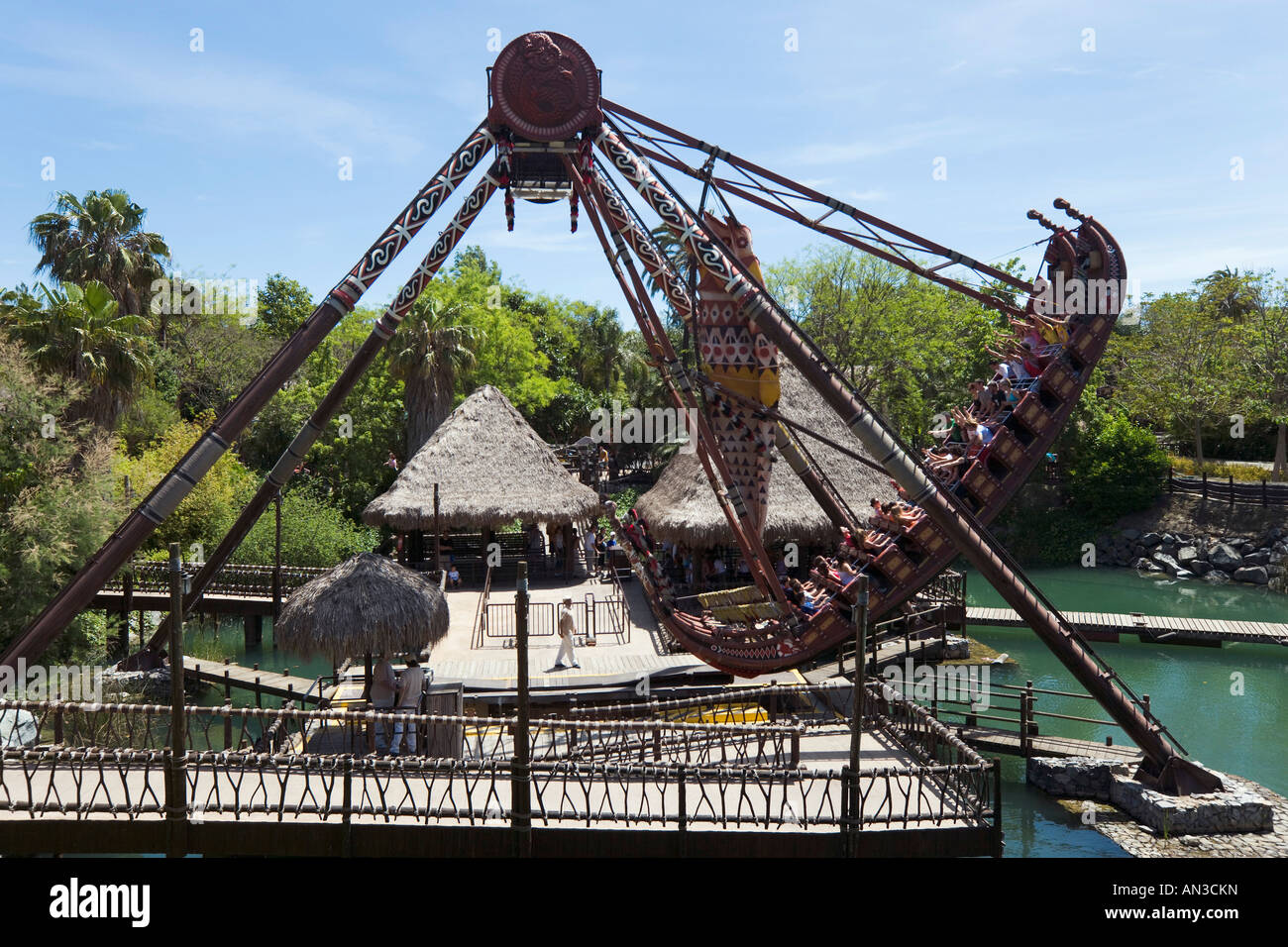 Kon Tiki Wave Ride, Polynesian Area, Port Aventura Theme Park, near ...
