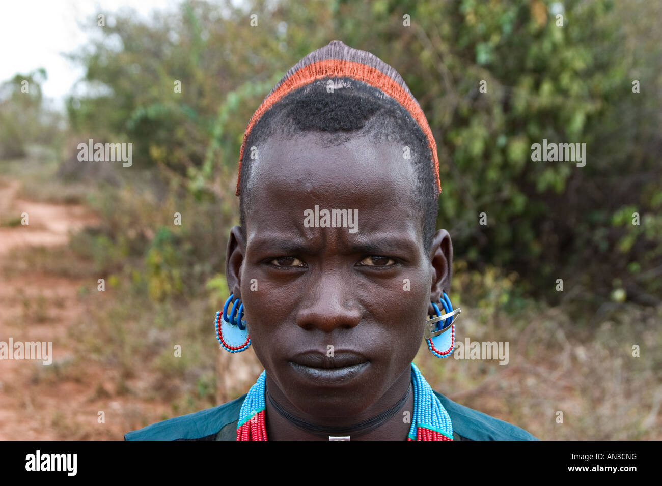 Portrait of Hamer man, Turmi, Ethiopia, Africa Stock Photo - Alamy