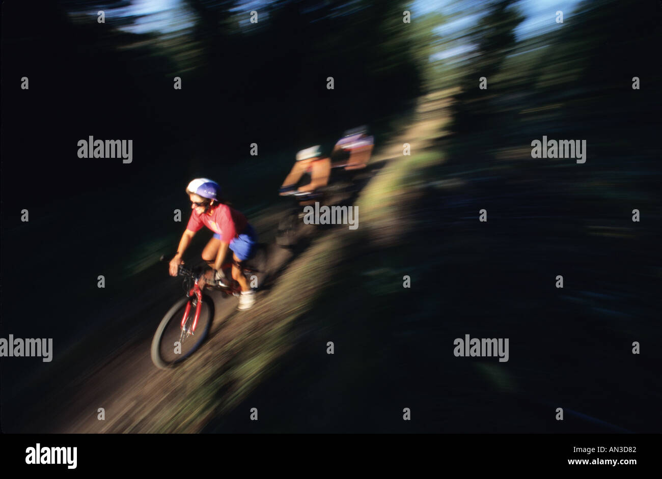 Mountain bike riding Stock Photo - Alamy