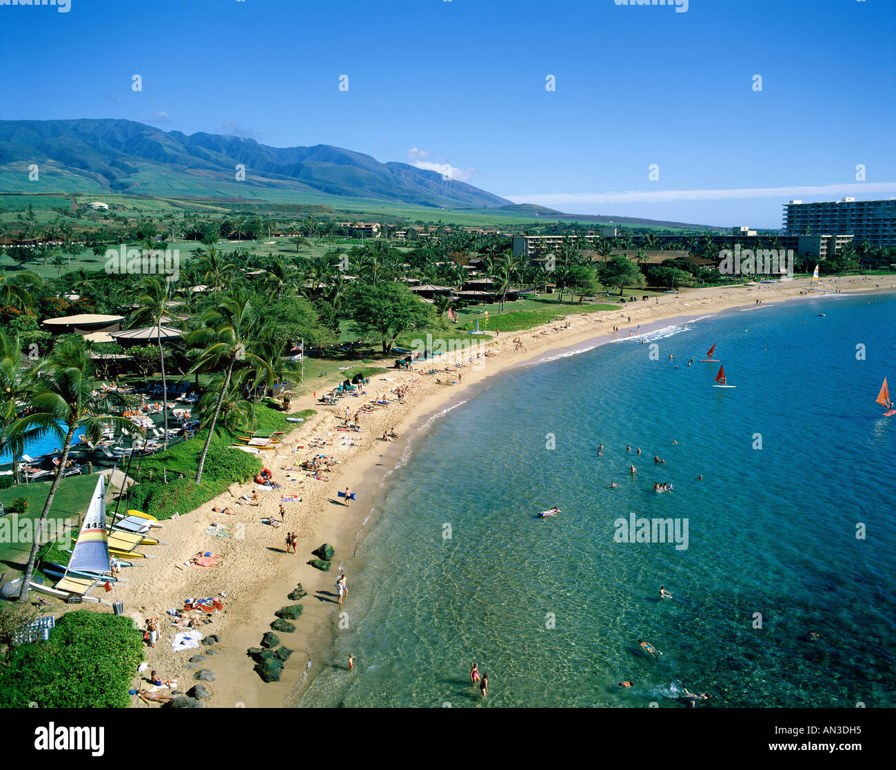 Kaanapali beach north hi-res stock photography and images - Alamy