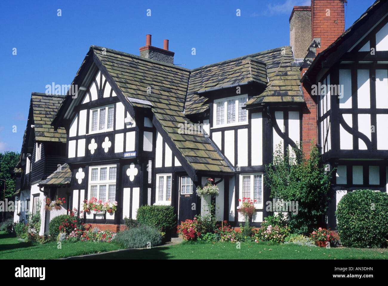 Port Sunlight Model Village Wirral Merseyside Stock Photo - Alamy