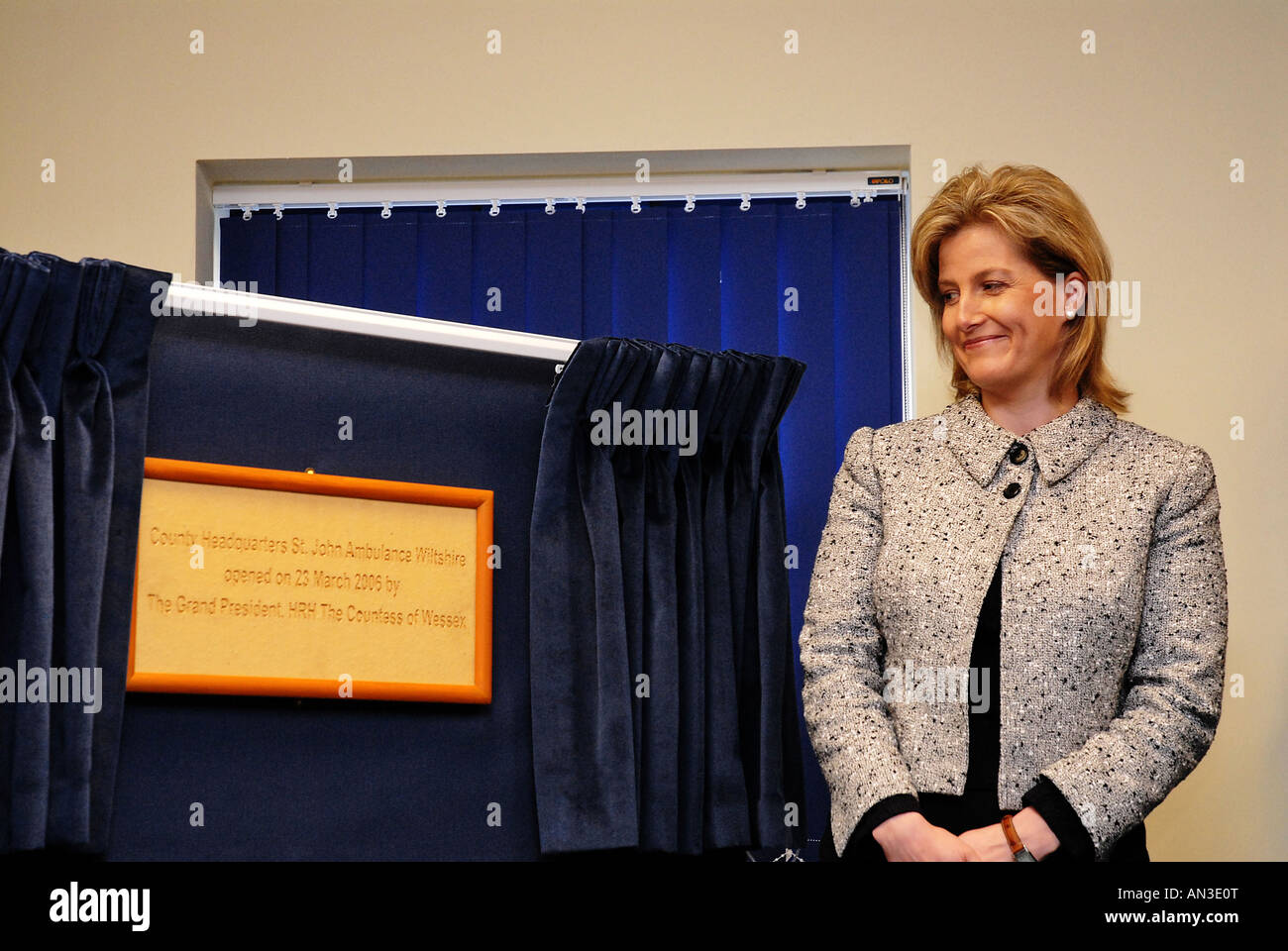 devizes visit of countess of wessex to the new headquarters of the st ...