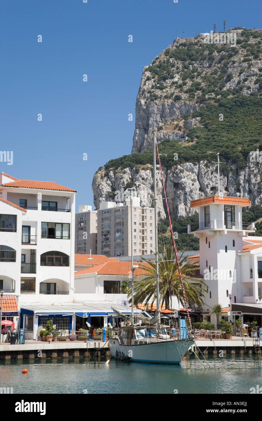 Gibraltar Marina Bay Stock Photo - Alamy
