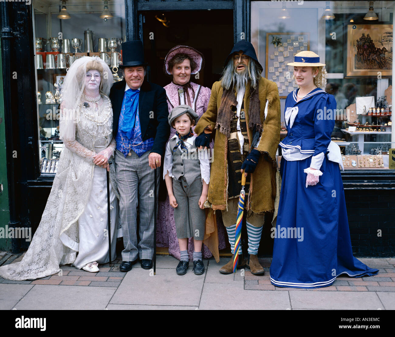 Dickens' Festival / People Dressed in Costume, Rochester, Kent, England ...