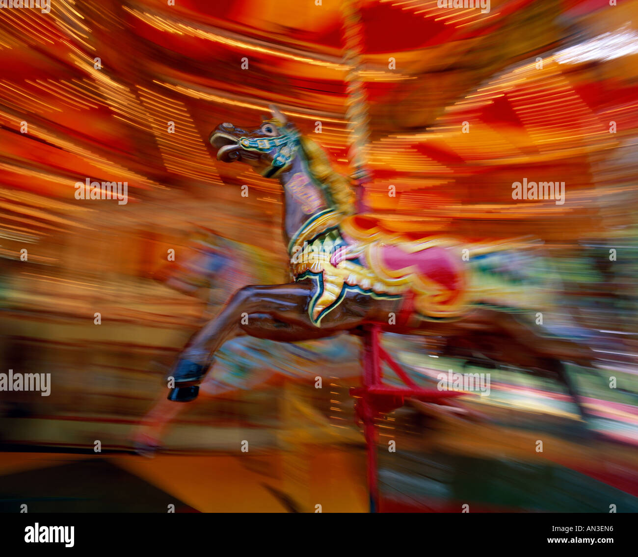 Carousel / Merry go Round / Galloping Horse, Blackpool, Lancashire ...
