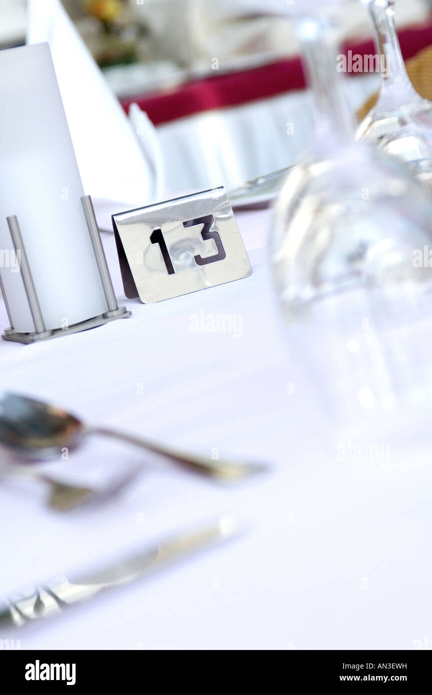 Table numbering hi-res stock photography and images - Alamy