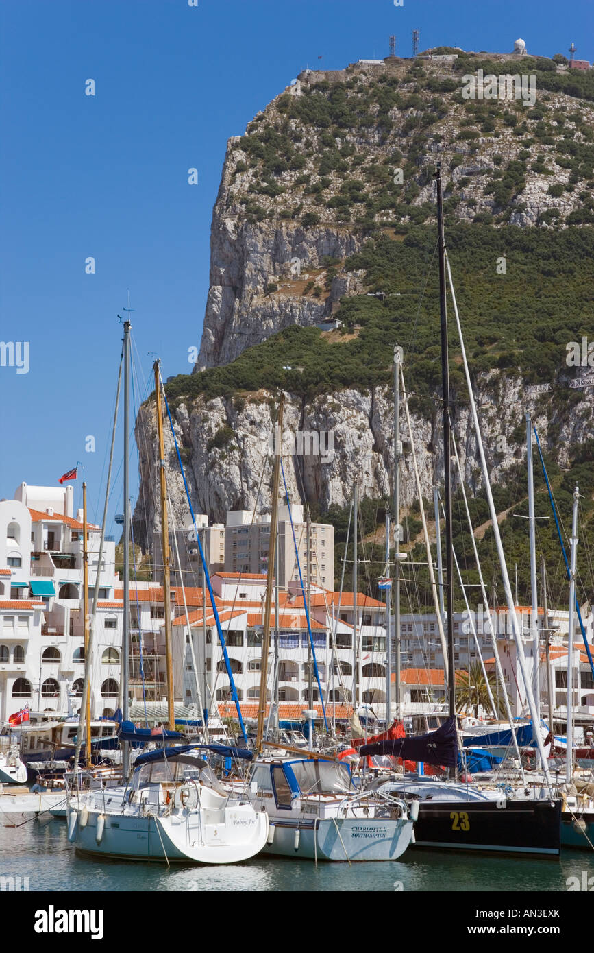 Gibraltar Marina Bay Stock Photo - Alamy