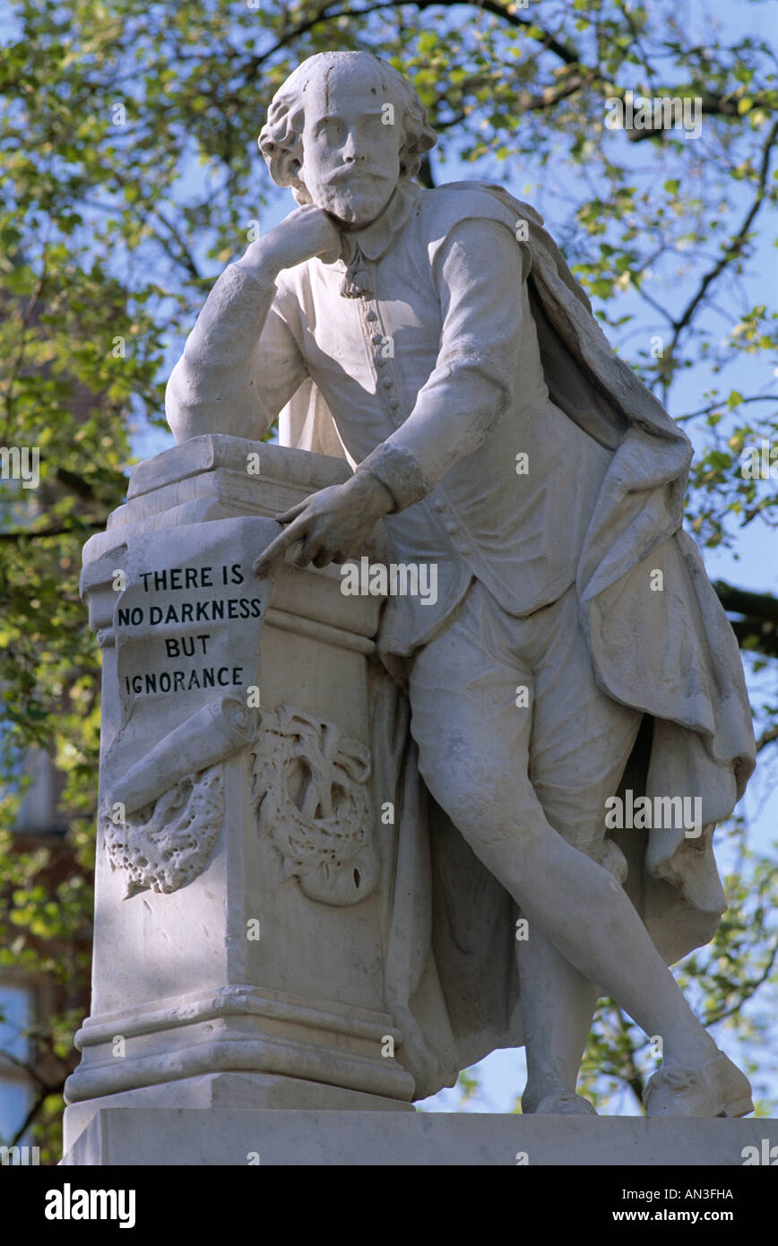 Leicester Square / Shakespeare Statue, London, England Stock Photo - Alamy