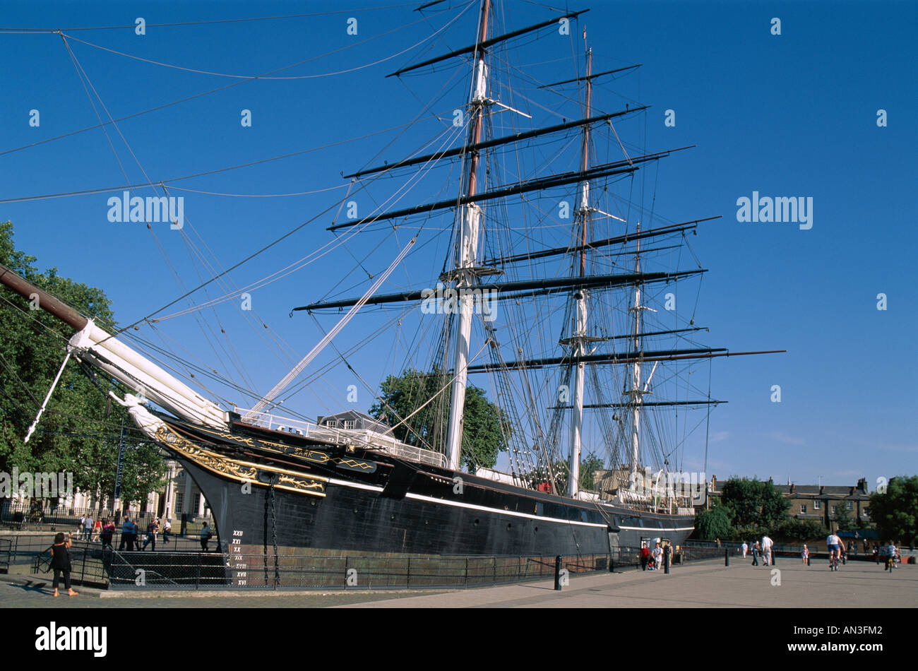 Greenwich / Cutty Sark Clipper Ship, London, England Stock Photo - Alamy
