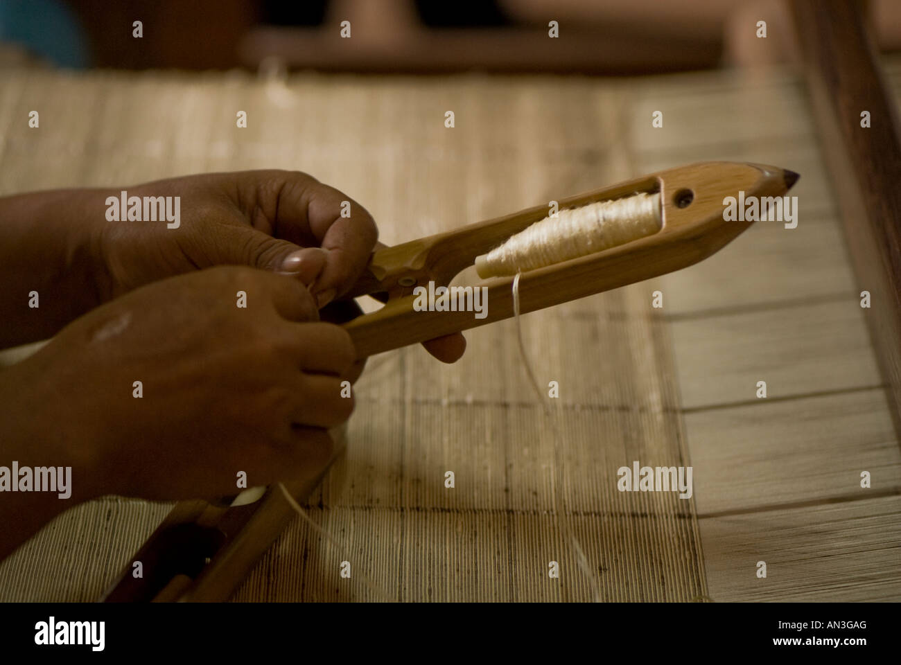 Silk factory in Siem Reap, Cambodia Stock Photo - Alamy