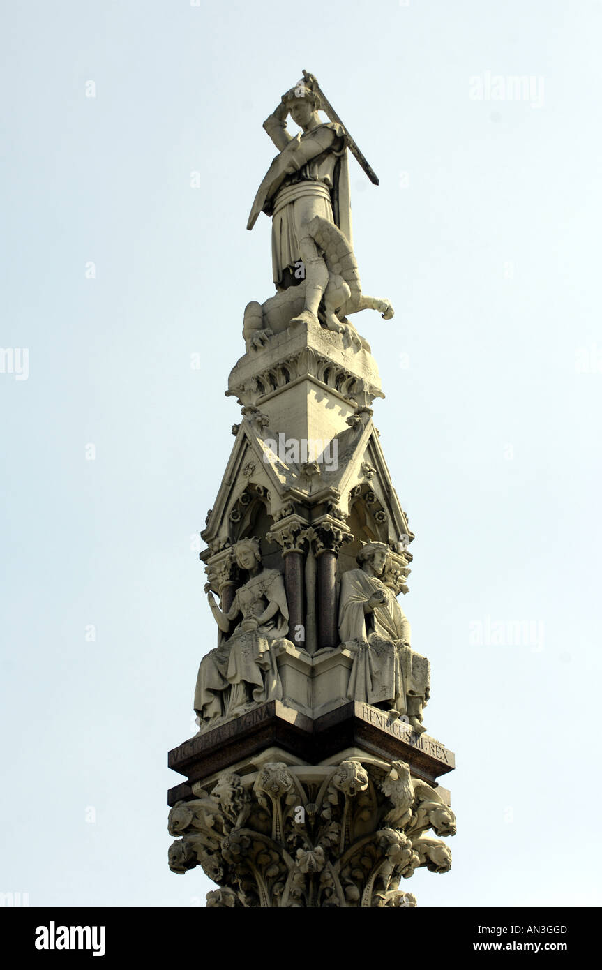 george slaying the dragon statue london england uk united kingdom ...