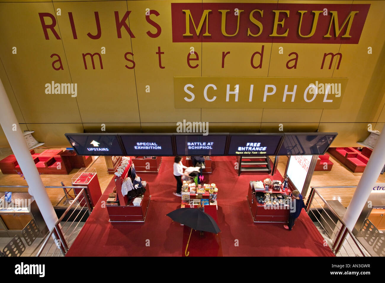 Rijskmuseum at the Schiphol Airport, Amsterdam, Netherlands Stock Photo ...