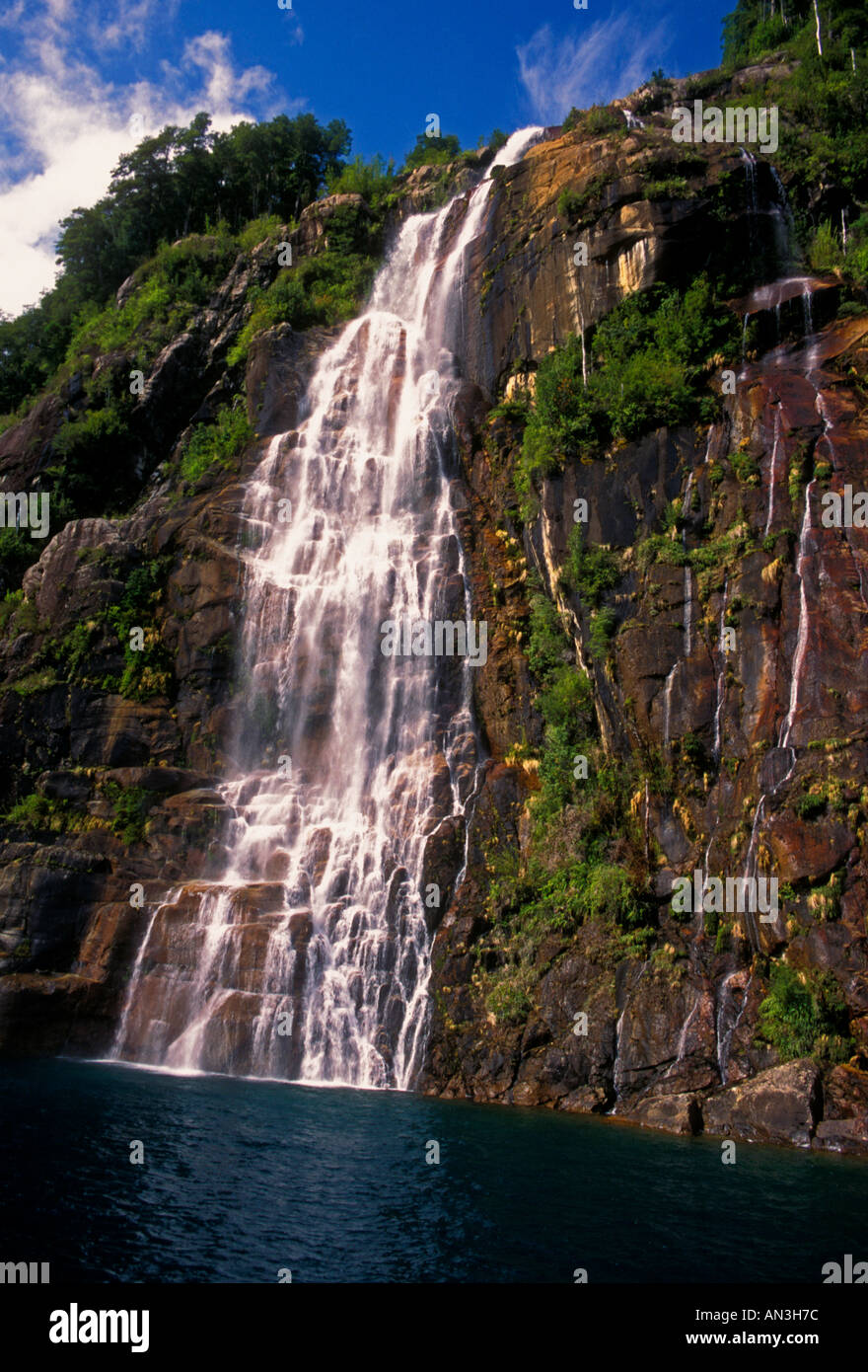 Andes Mountains Lakes And Waterfalls