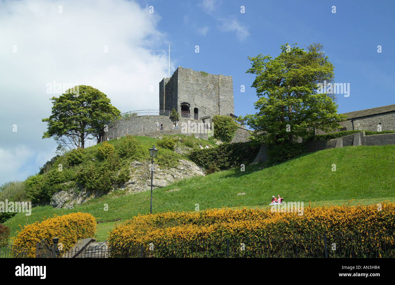 "Clitheroe Castle" Clitheroe Lancashire town Stock Photo - Alamy