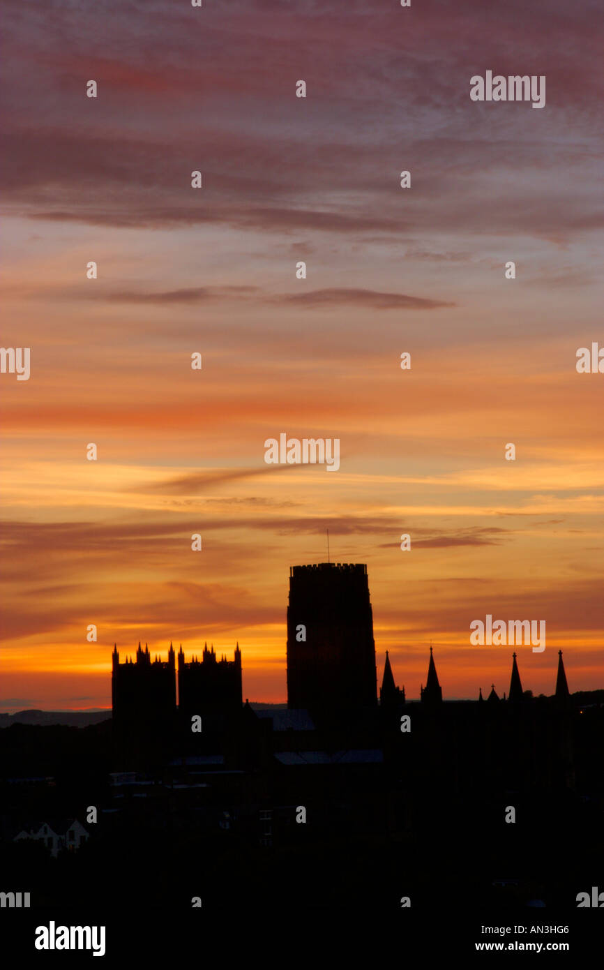 Durham cathedral at sunset hi-res stock photography and images - Alamy