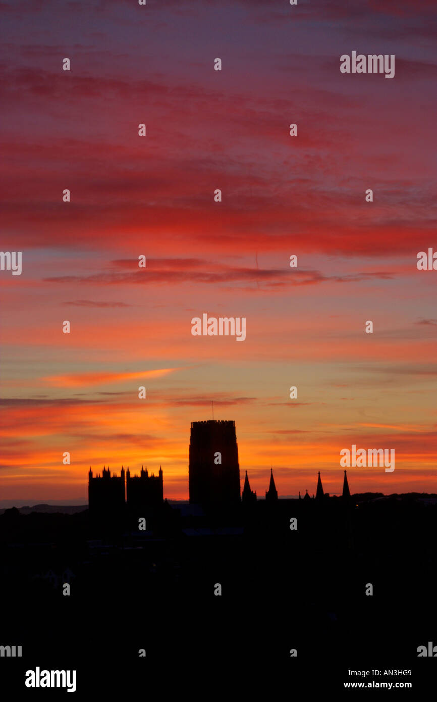 Durham cathedral at sunset hi-res stock photography and images - Alamy