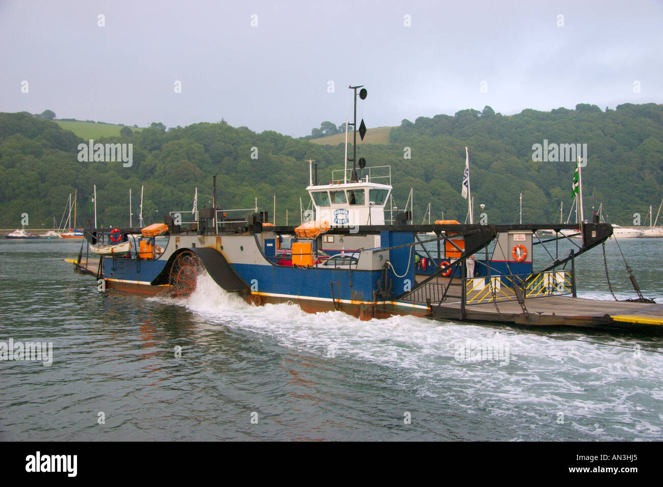 Ferry bridge Dartmouth Devon UK Stock Photo - Alamy