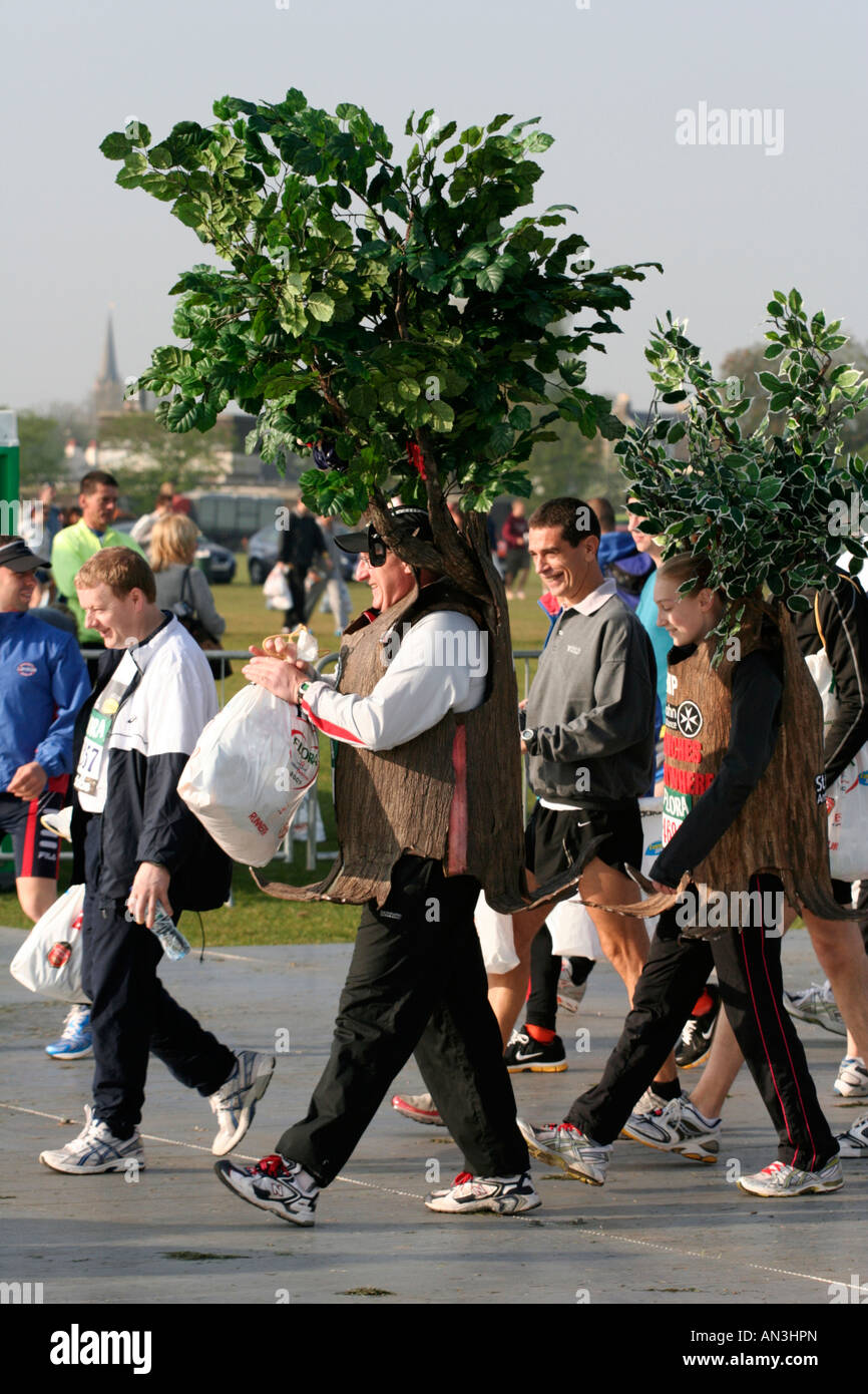 Fancy dress tree runners Stock Photo - Alamy