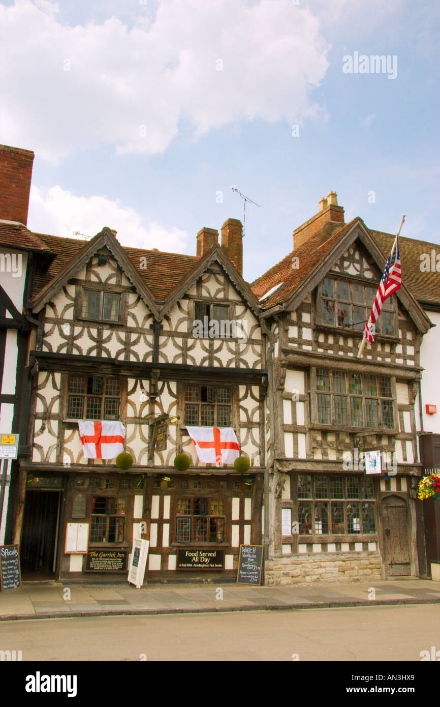 The Garrick Pub Stratford-upon-Avon UK Stock Photo - Alamy