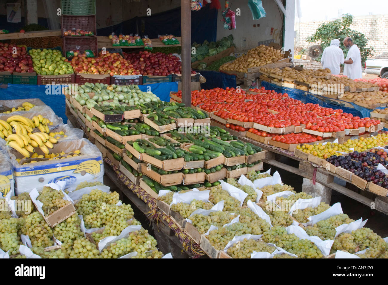 Tripoli, Libya. Fruit and Vegetable Stand Stock Photo - Alamy