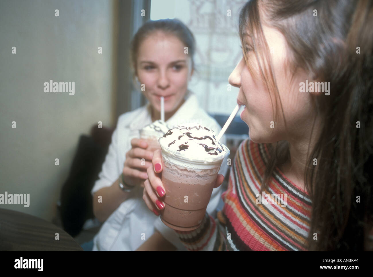 Milkshakes with straws hi-res stock photography and images - Alamy