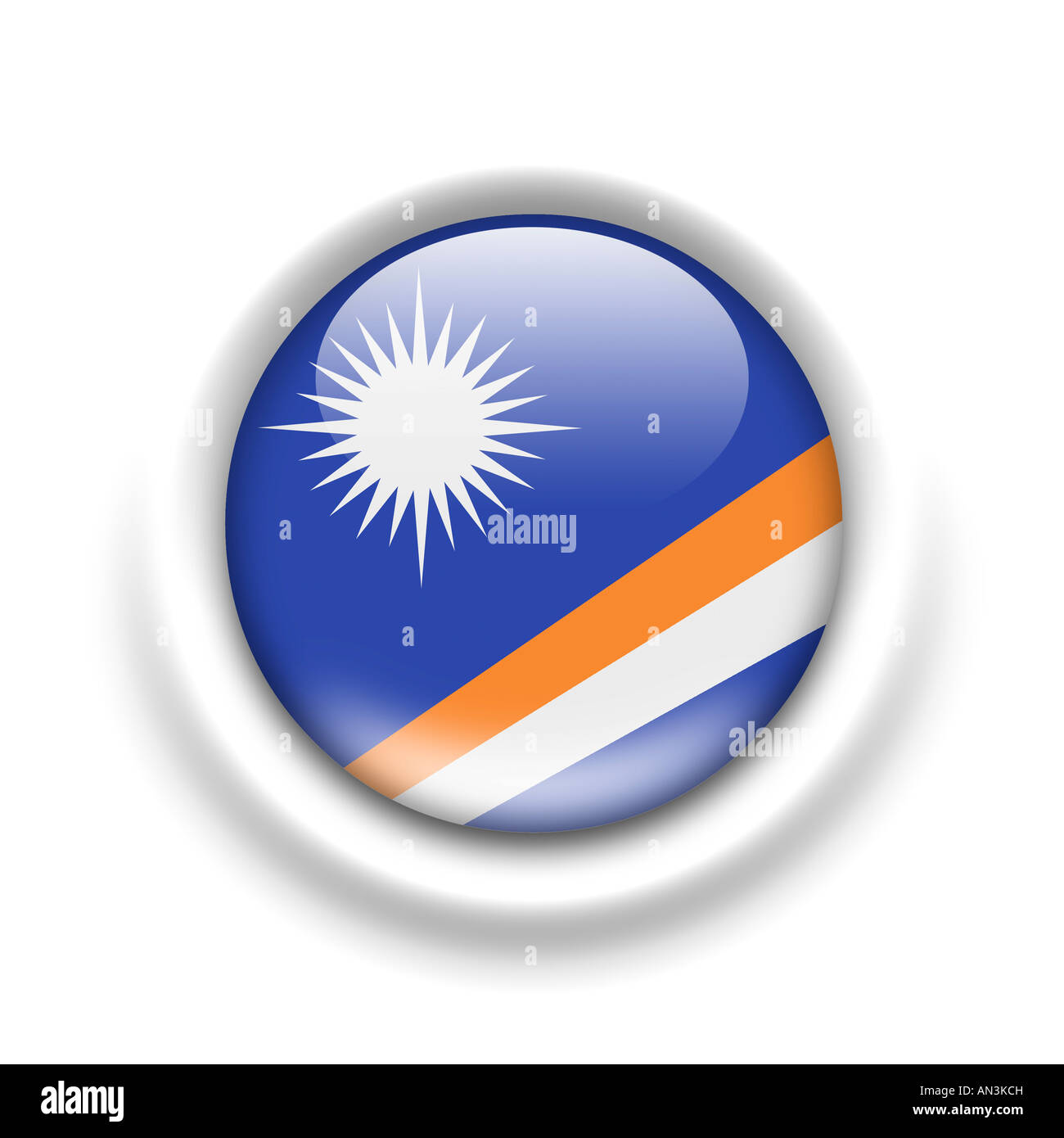 Flag of The Marshall Islands Stock Photo - Alamy