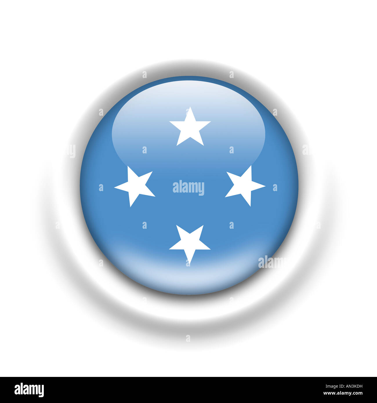 Flag of The Micronesia Stock Photo - Alamy