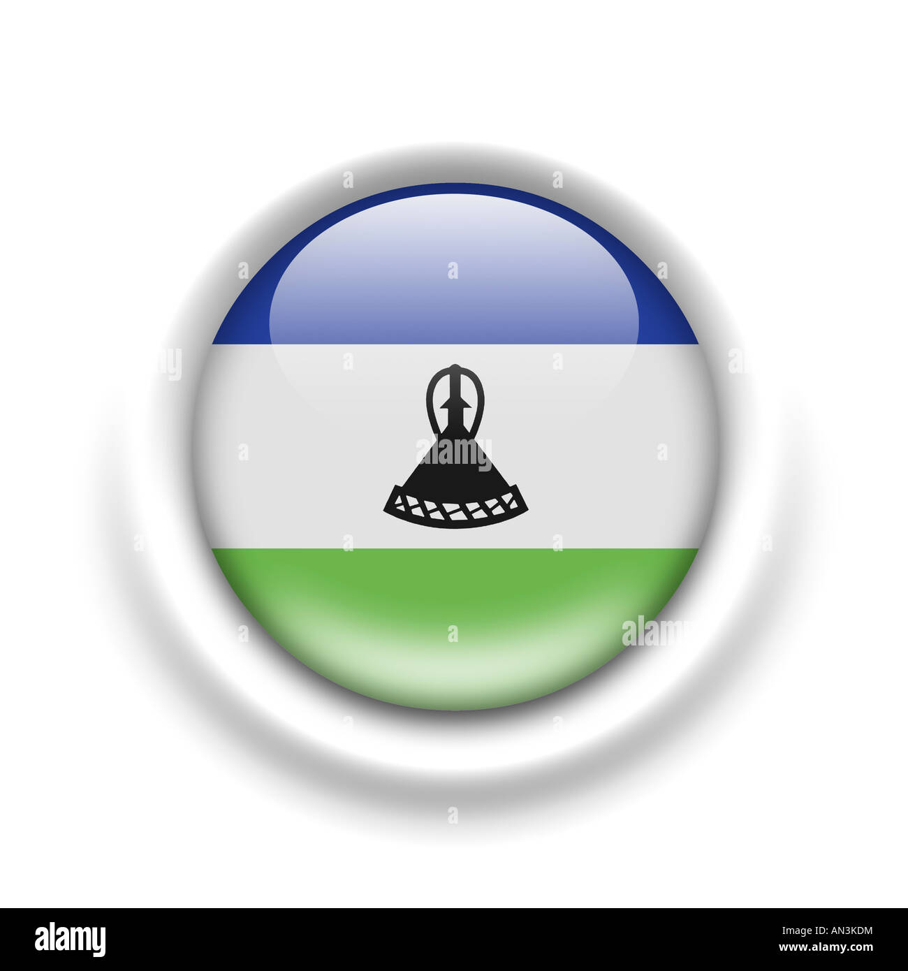 Flag of Lesotho Stock Photo - Alamy