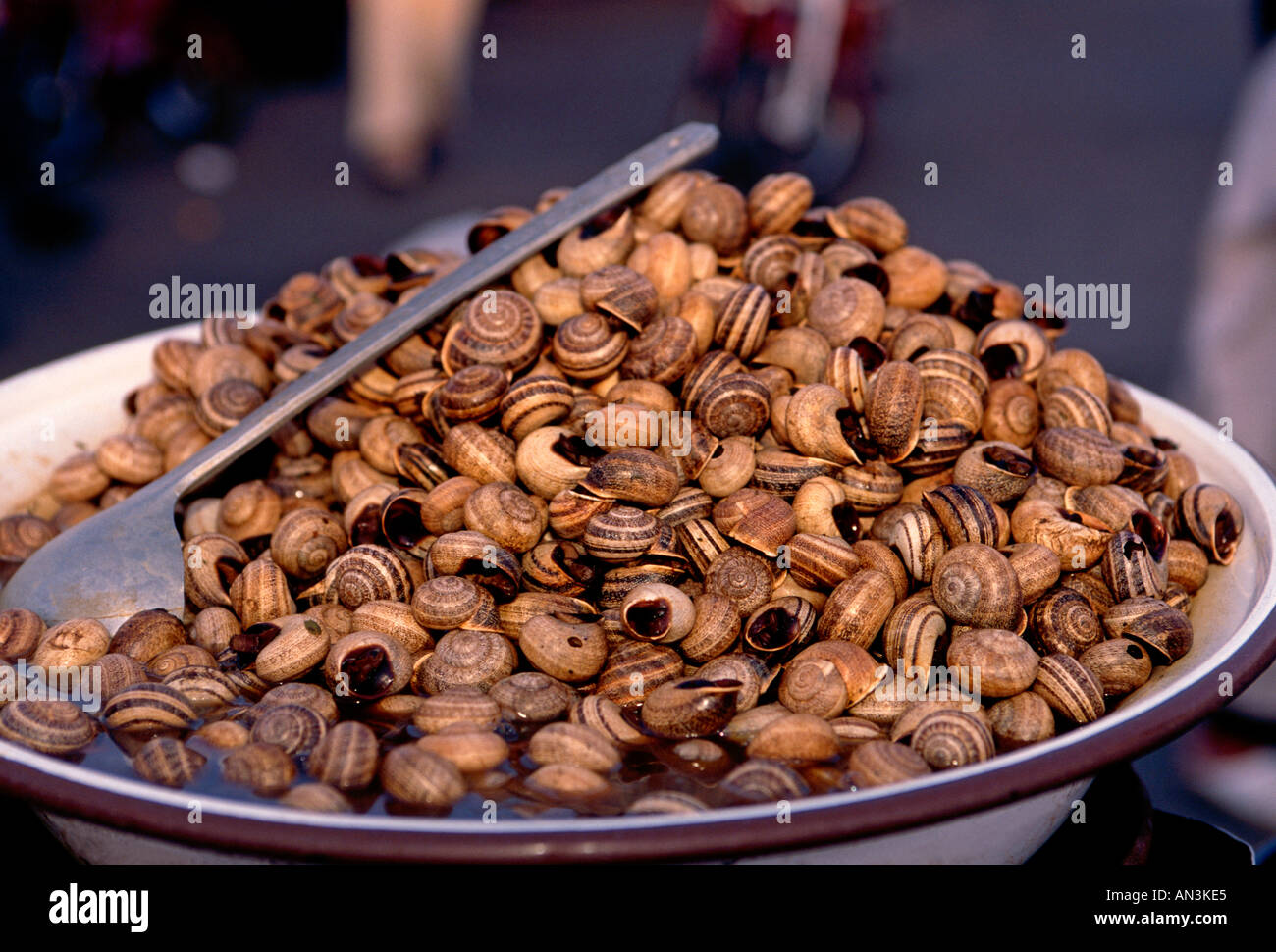 food vendor, vendor, selling snails, escargot, Djemaa el Fna, Djemaa el ...