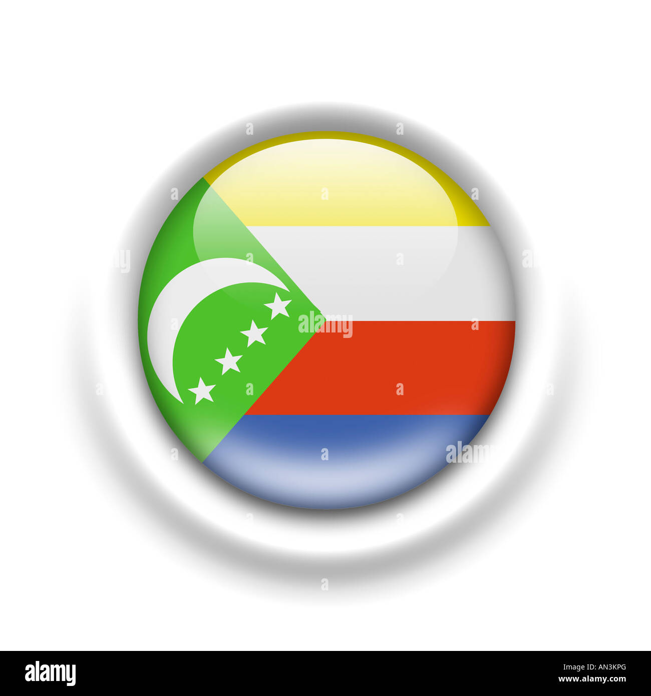 Flag of Comoros Stock Photo - Alamy
