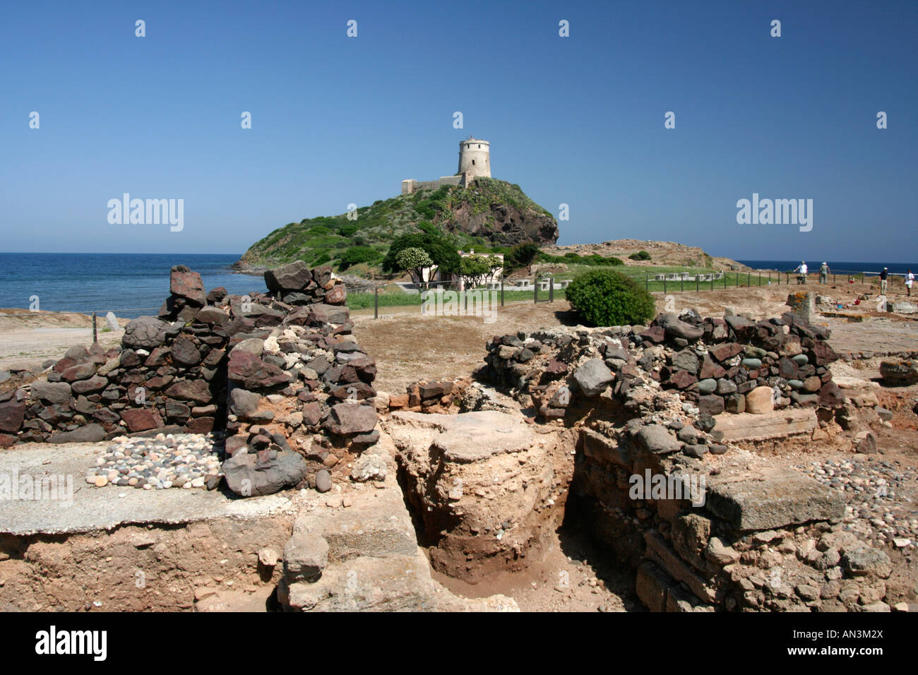Sardinian ancient ruins Stock Photo - Alamy