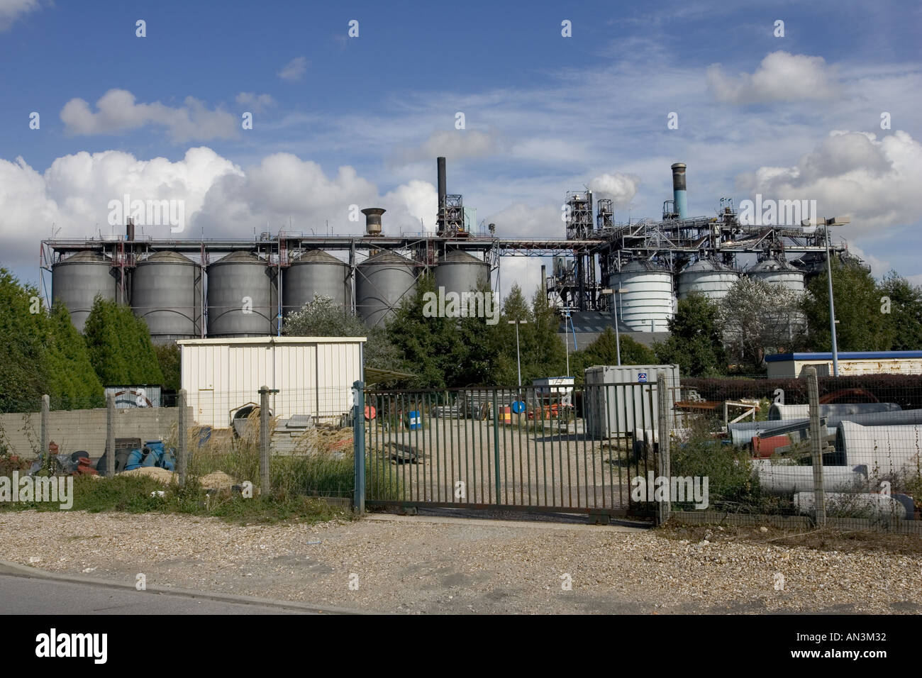 Exon Mobil oil refinery near Le Havre France Stock Photo - Alamy