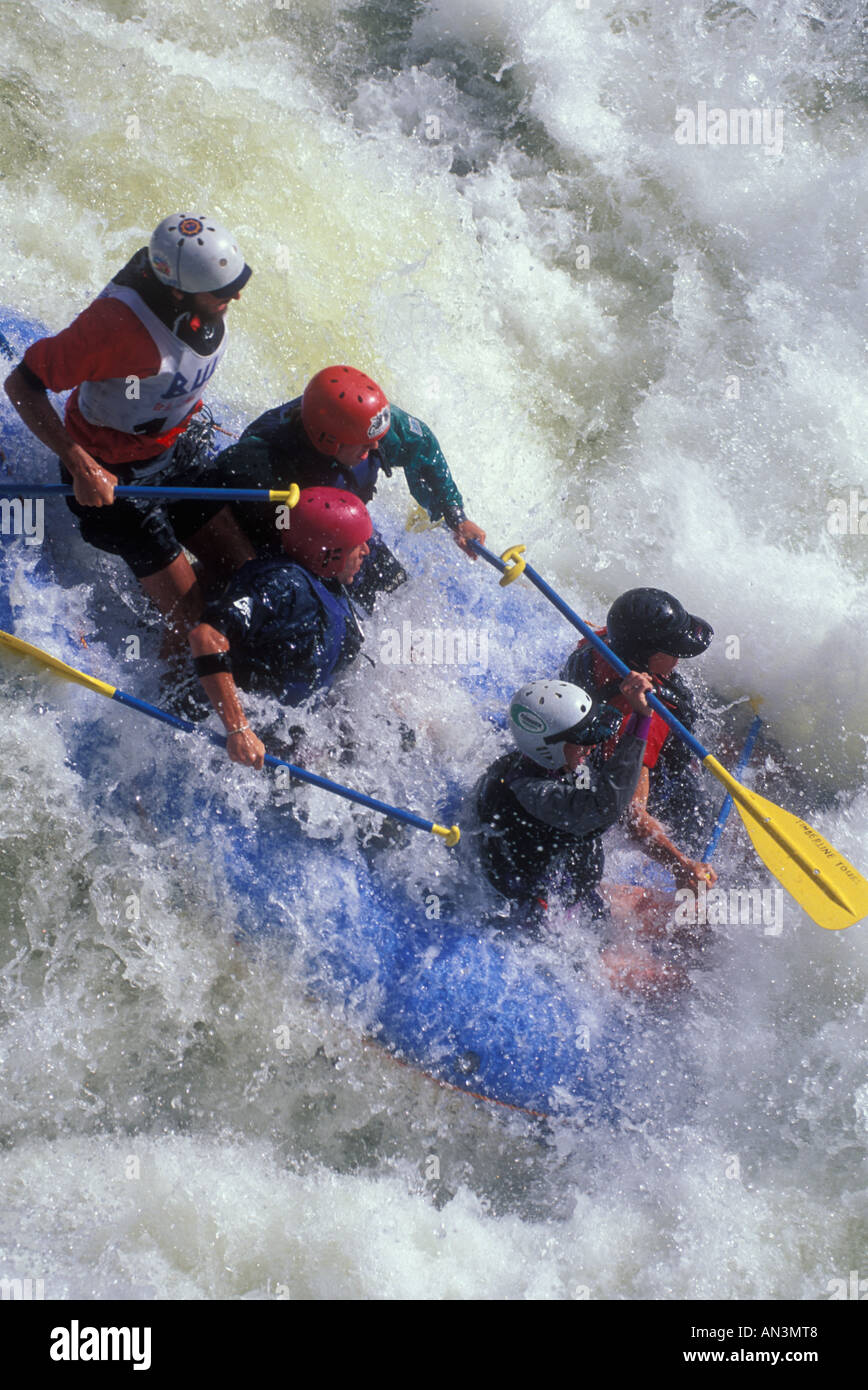Whitewater rafting, Gore Canyon, Colorado River, Colorado Stock Photo ...
