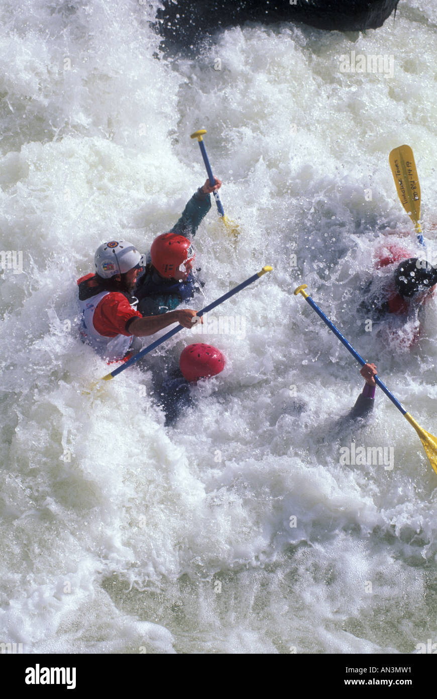 Whitewater rafting, Gore Canyon, Colorado River, Colorado Stock Photo ...