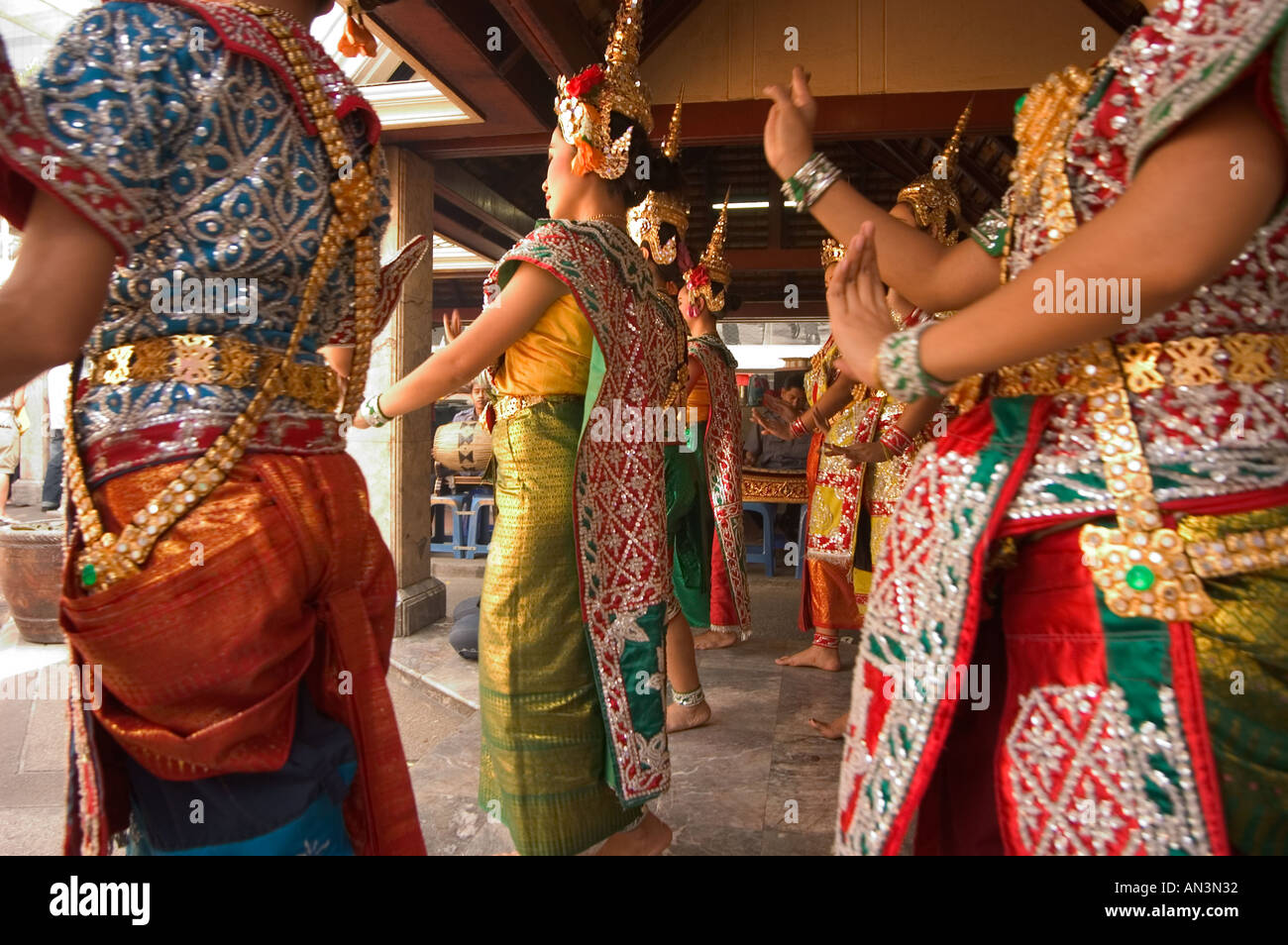 Erewan Shrine Bangkok Thailand South East Asia Stock Photo - Alamy