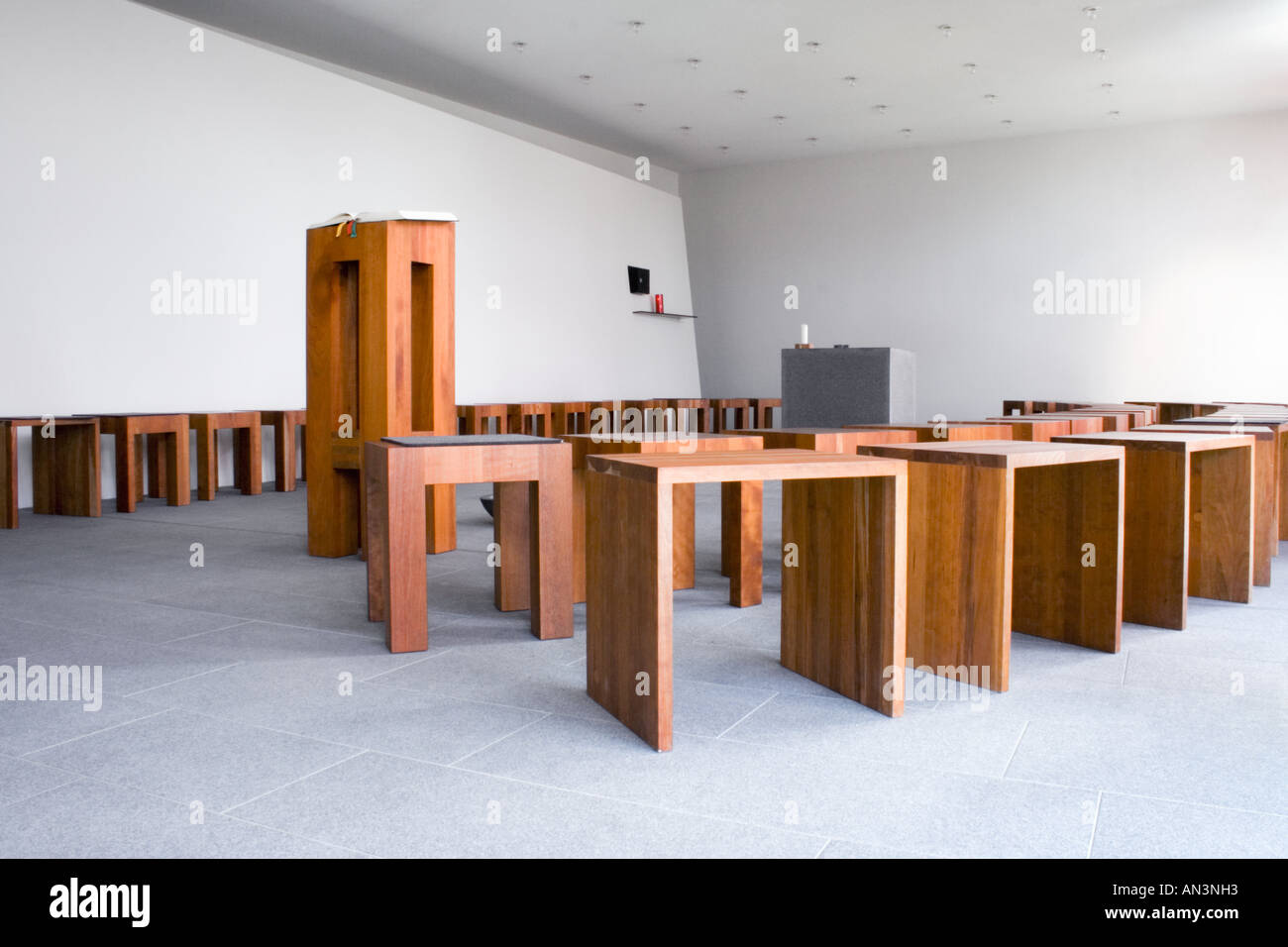 Modern Chapel Interior Stock Photo - Alamy