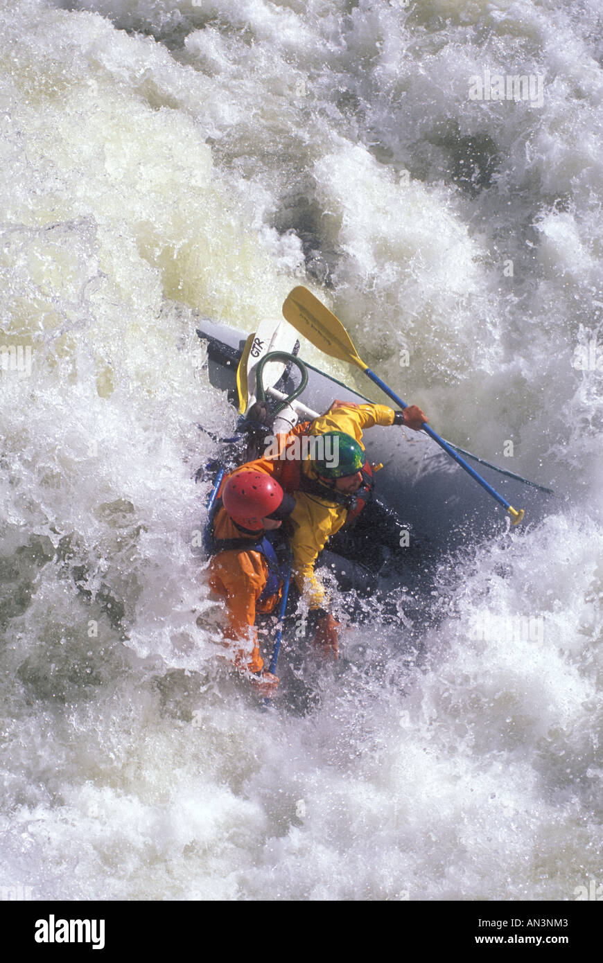 Whitewater rafting, Gore Canyon, Colorado River, Colorado Stock Photo ...