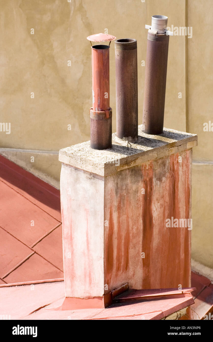 Flue funnel pipe smokestack smoke stack hi-res stock photography and ...