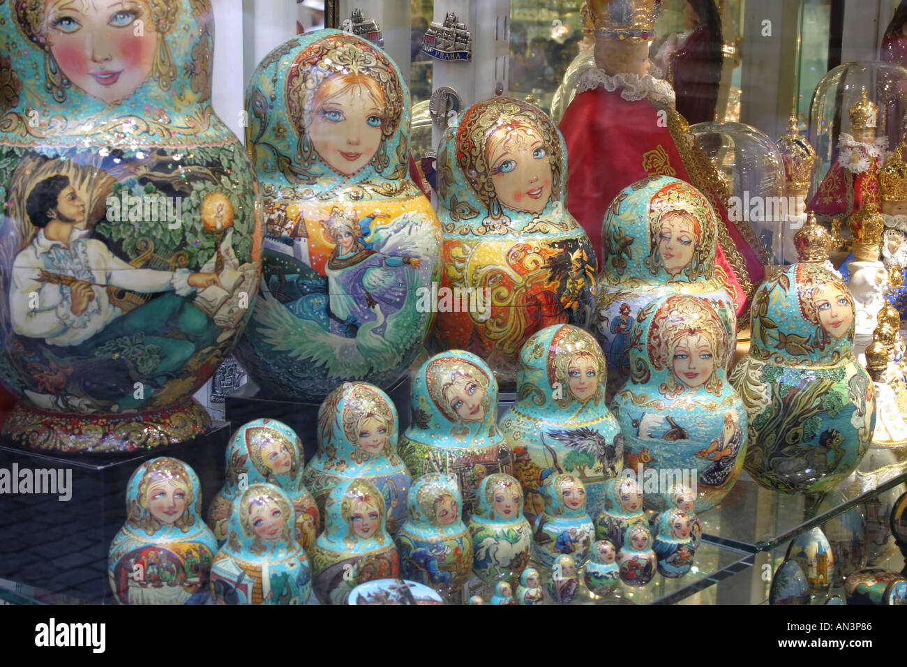 Dolls shop window display hi-res stock photography and images - Alamy