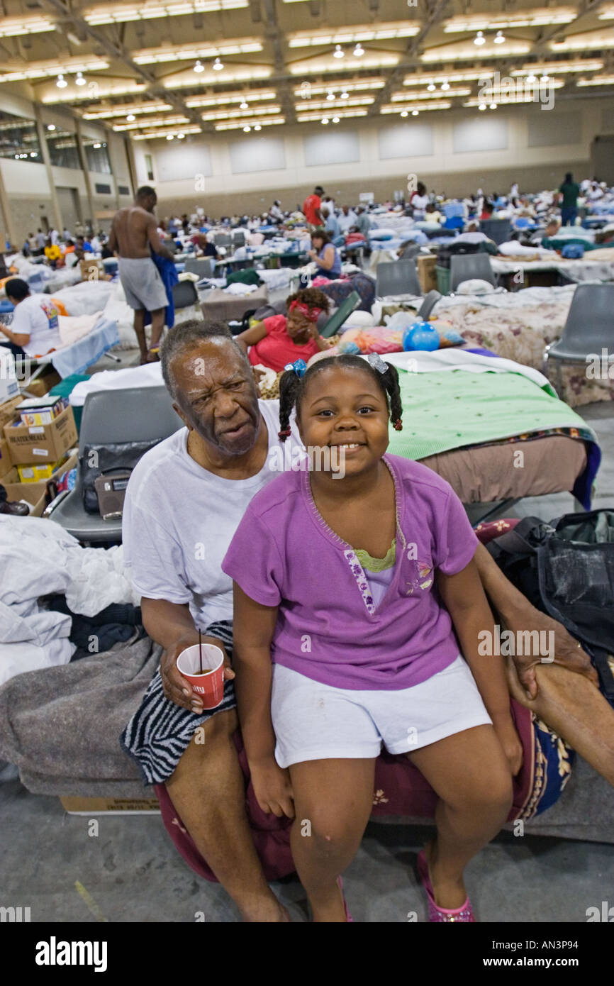 Hurricane Katrina Survivors in Baton Rouge Shelter Stock Photo - Alamy