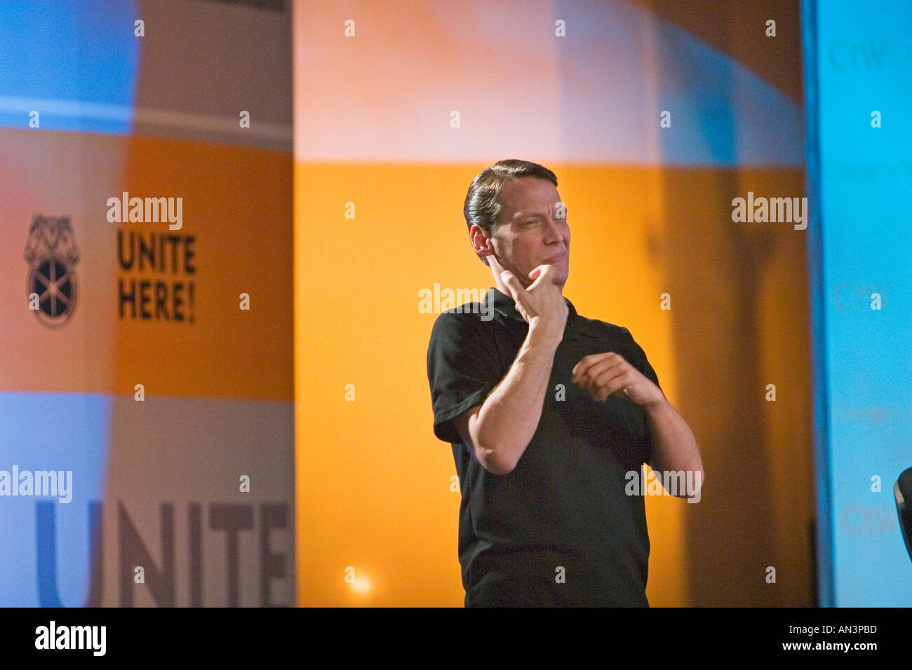 Interpreter deaf translator hi-res stock photography and images - Alamy