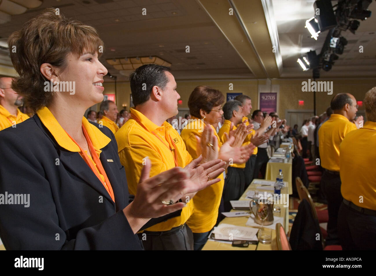 Founding Convention of Change To Win Labor Federation Stock Photo - Alamy