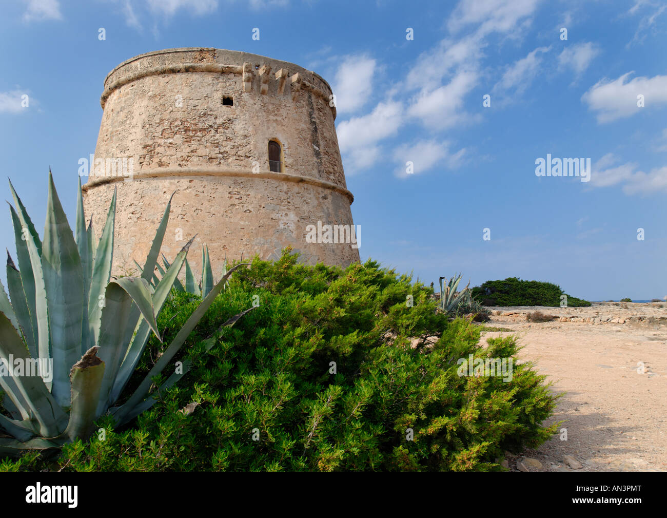 Watchtower D'en Rovira 02 Stock Photo - Alamy