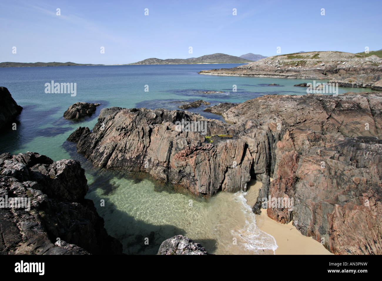 isle of harris beach near horgabost west coast western isles outer ...