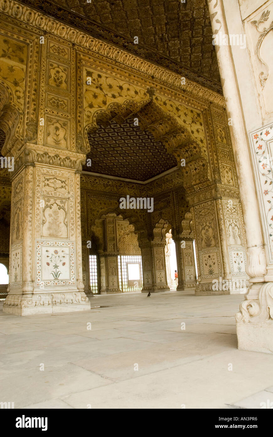 Detail of the arches at the Red fort in Delhi Stock Photo - Alamy